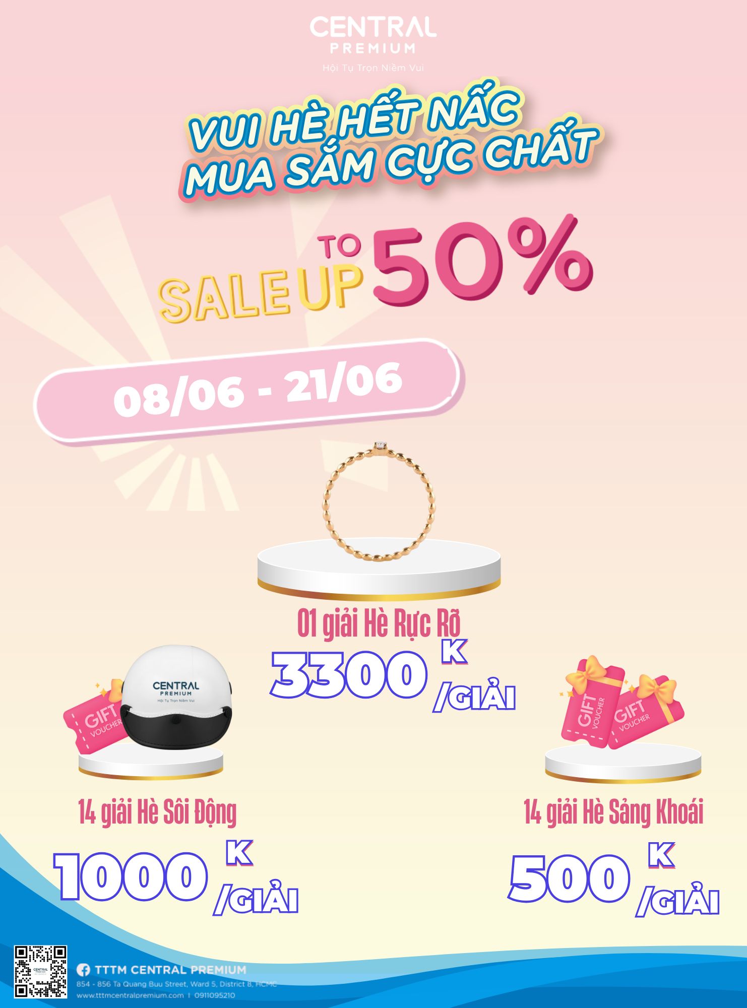 THỂ LỆ CTKM | VUI HÈ HẾT NẤC – MUA SẮM CỰC CHẤT - TTTM Central Premium